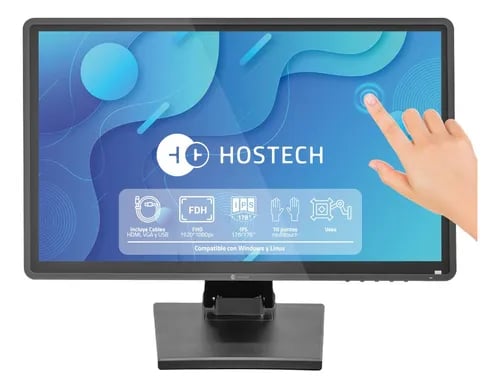 Monitor 18.5″ HOSTECH HT-400 TOUCH/FHD/Color Negro – Pcdigital.com.mx ...