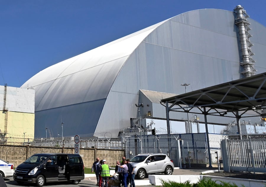 Ukraine: Chernobyl’s Radioactive Dust Shelter Unveiled | Courthouse ...