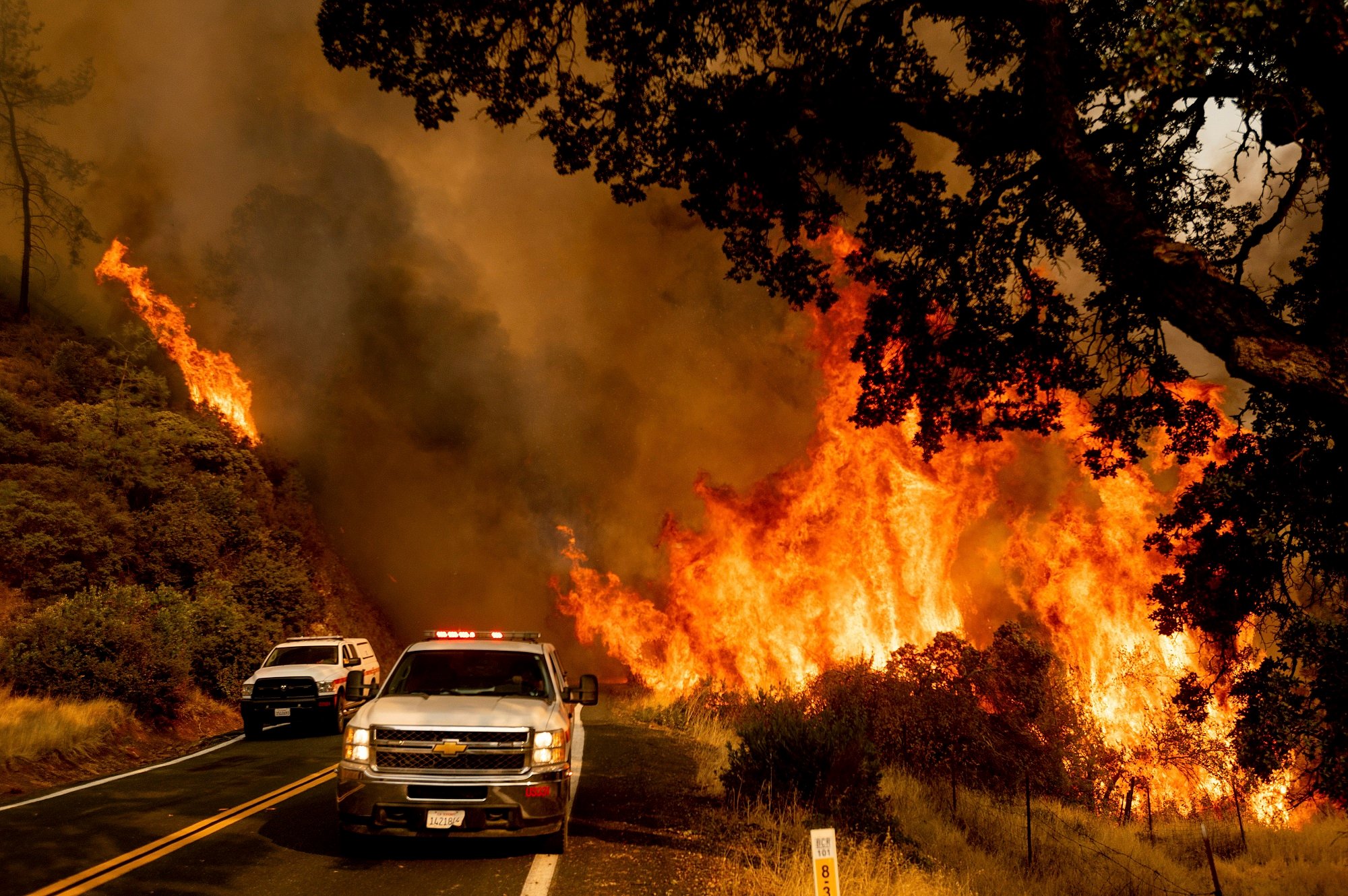 California Wildfires Blacken 1.2 Million Acres in Nine Days, With No ...