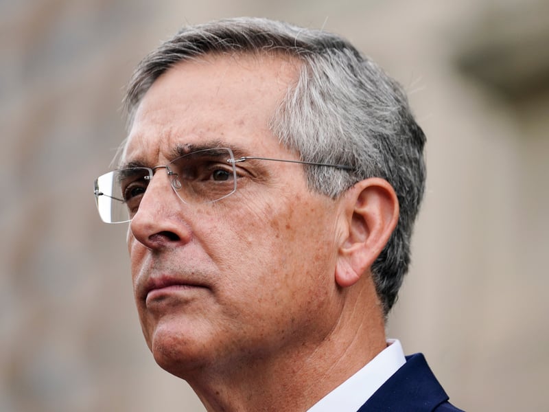 Republican Brad Raffensperger to run for Georgia governor after defying ...