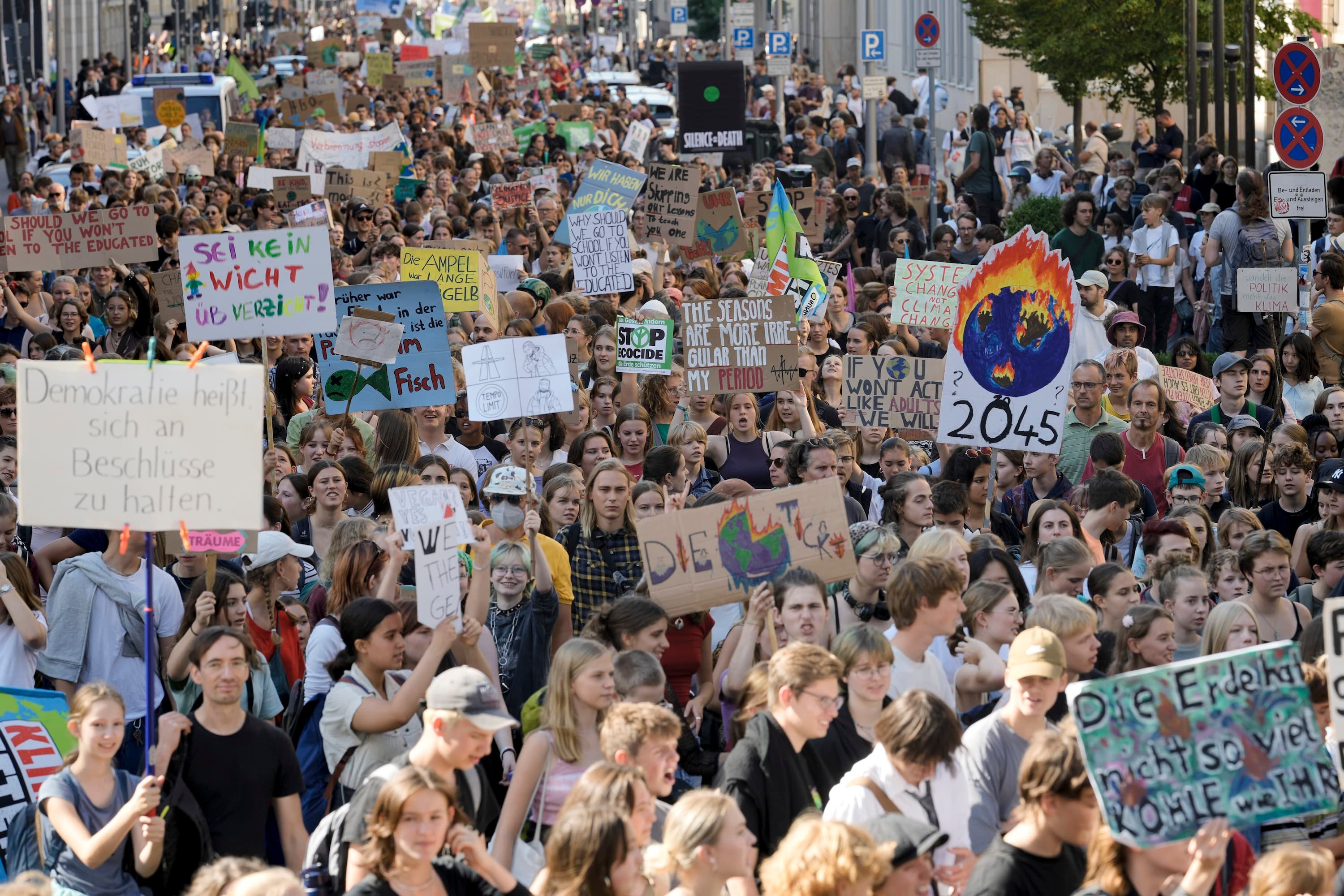 Climate protesters around the world are calling for an end to fossil ...