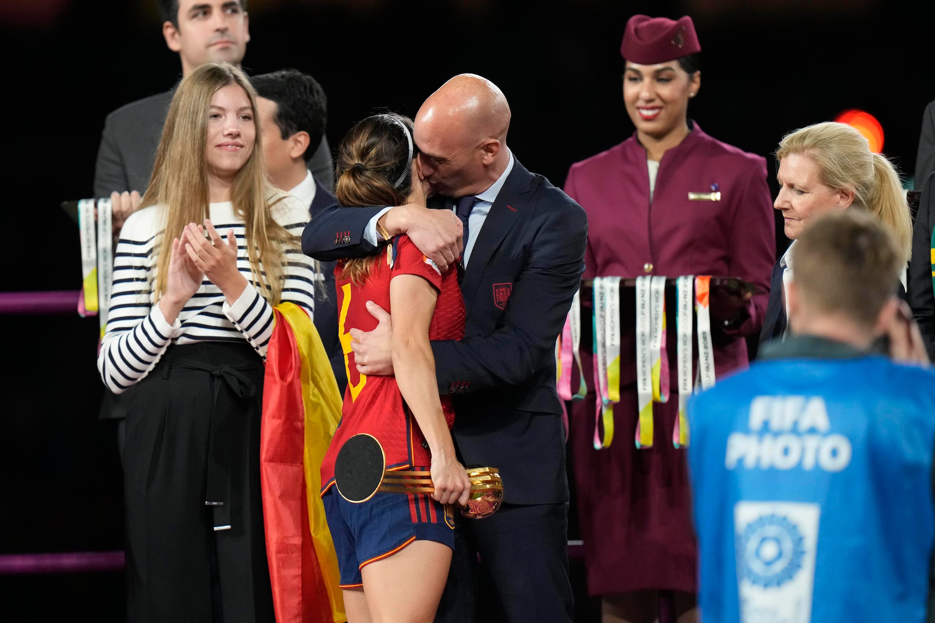 Spain’s ex-soccer boss Luis Rubiales fined over forced kiss ...