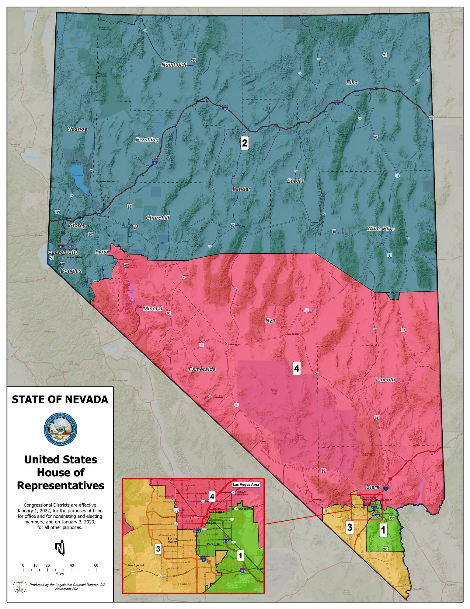 Nevada redistricting maps OK’d for 2022 election as gerrymandering suit ...