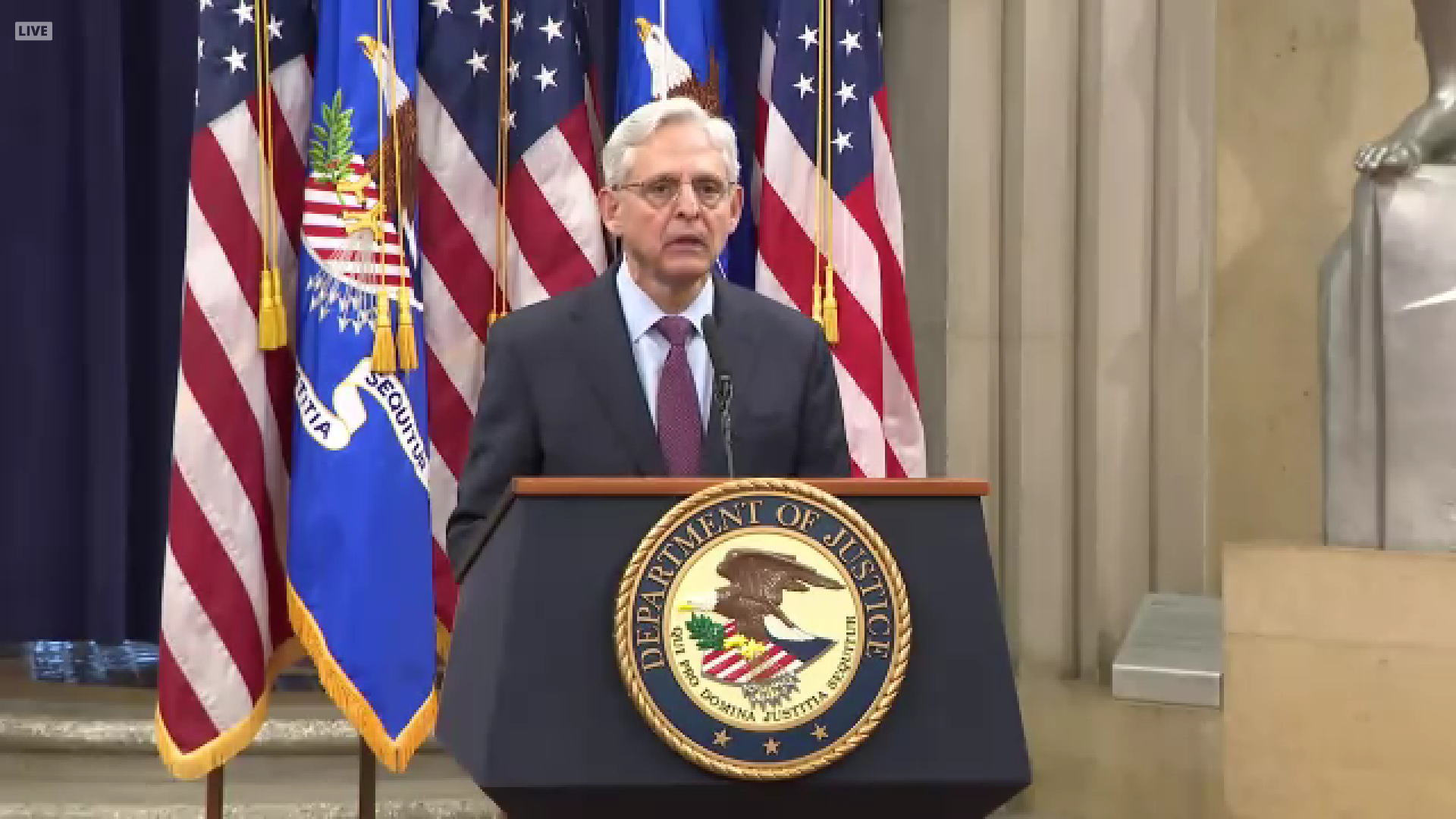 Attorney general’s indifference to Trump dulls praise at anniversary ...