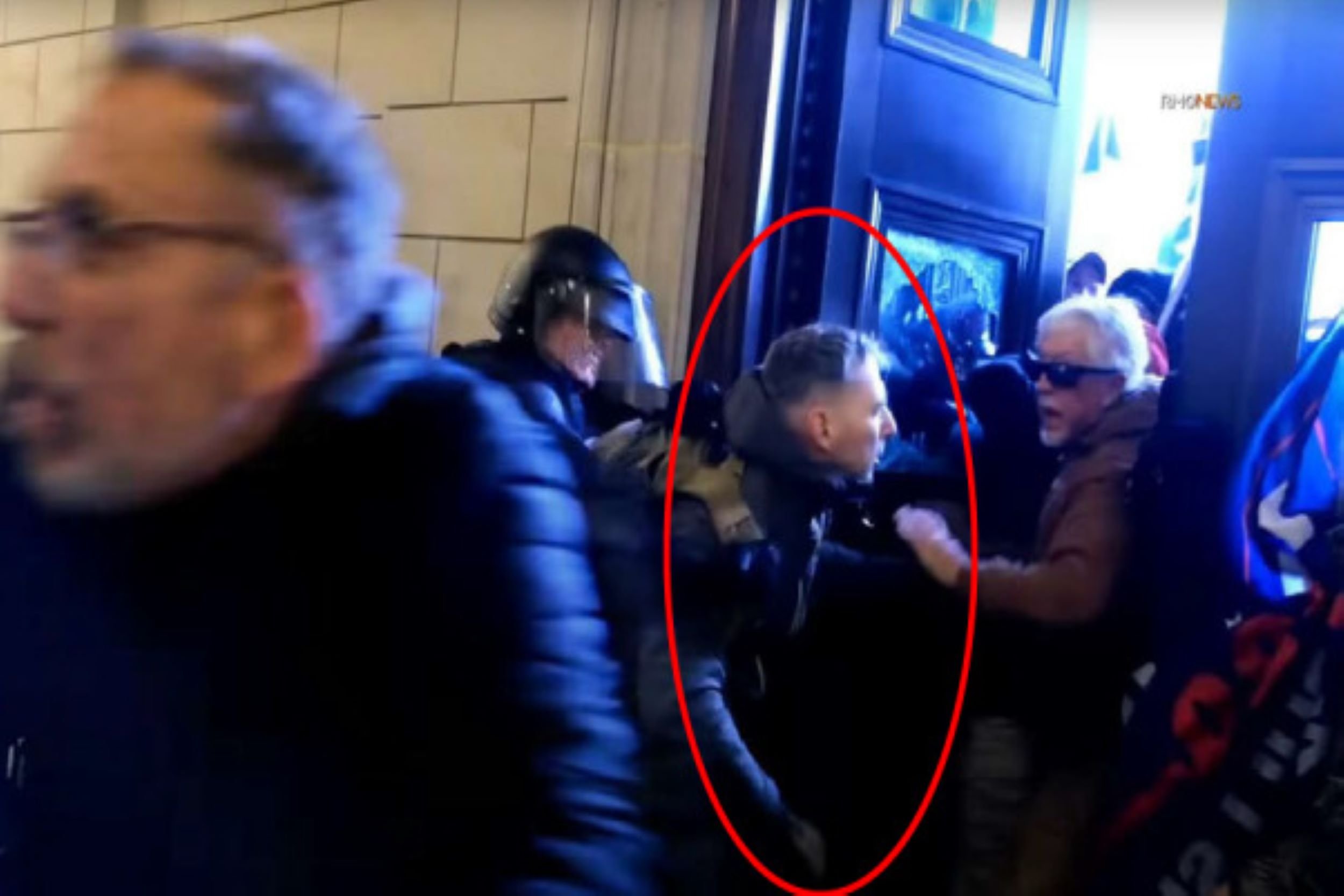 Marine accused of pushing cop during Capitol riot pleads not guilty to ...