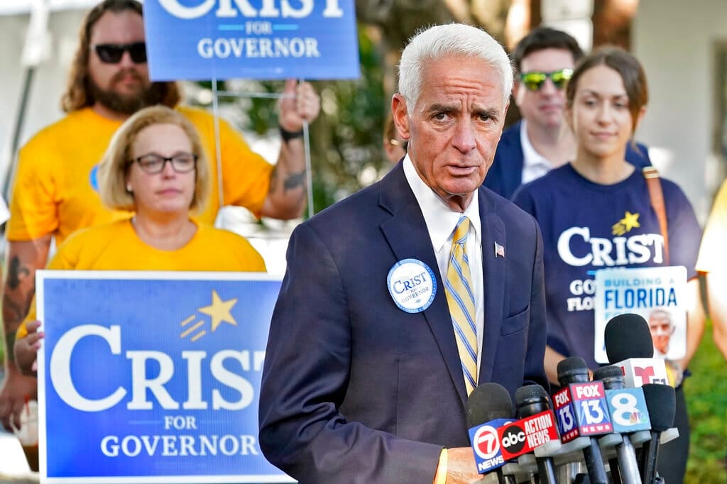 Representative Charlie Crist bests his opponent to take on Florida ...