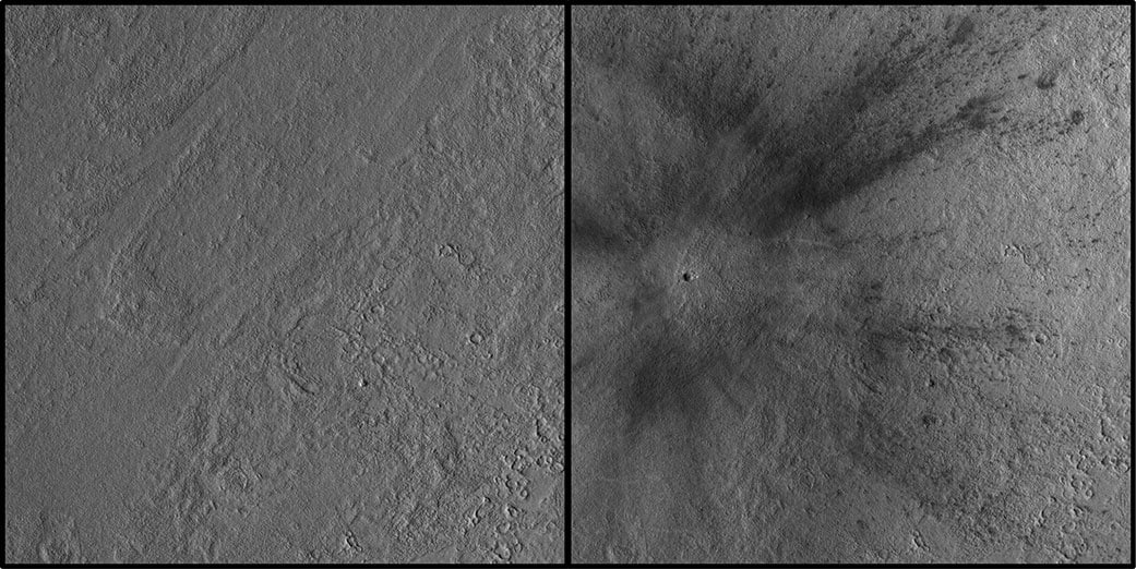 Two NASA spacecraft detect biggest meteor strikes at Mars | Courthouse ...