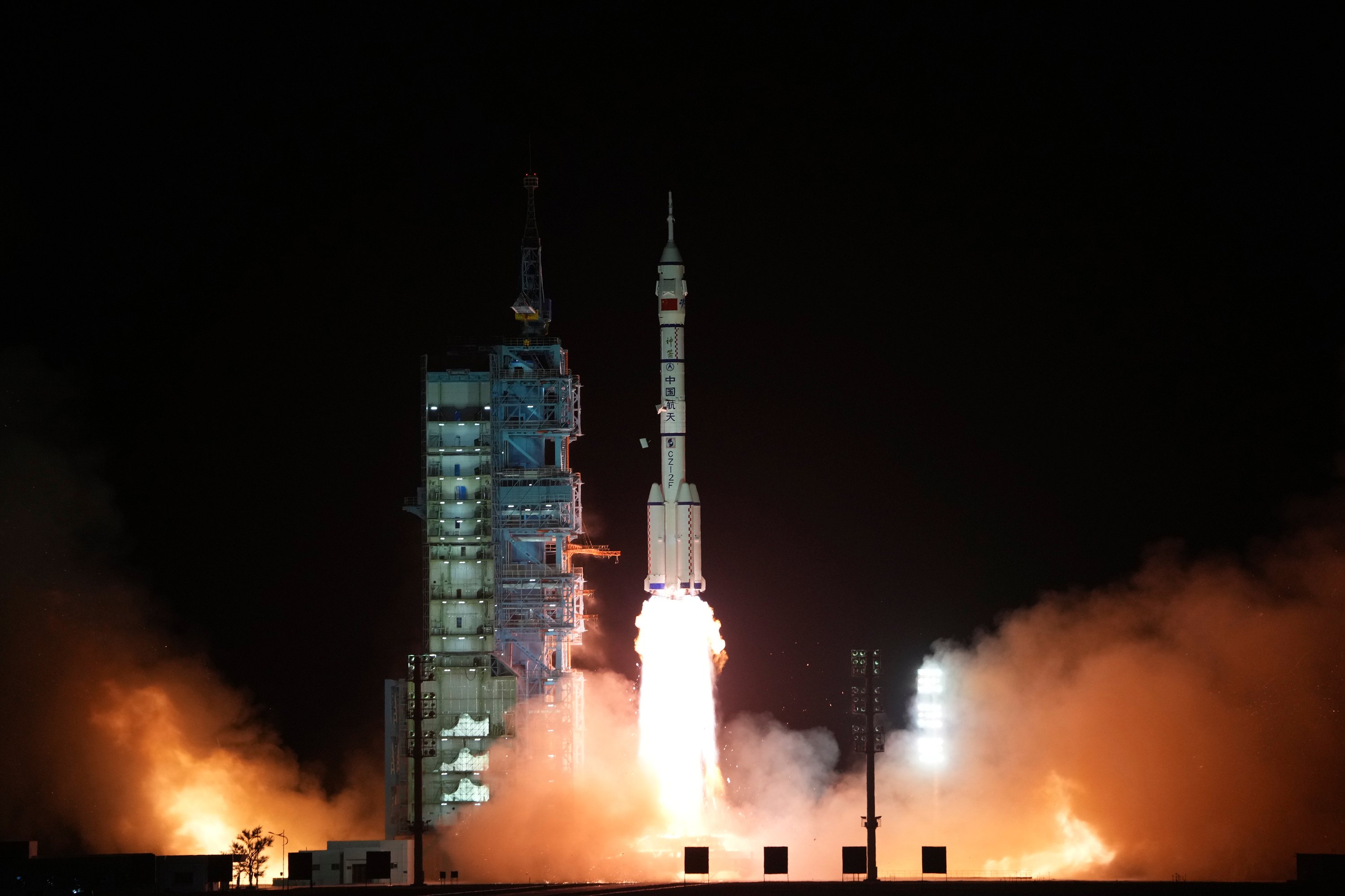 China launches 3 astronauts to complete space station | Courthouse News ...