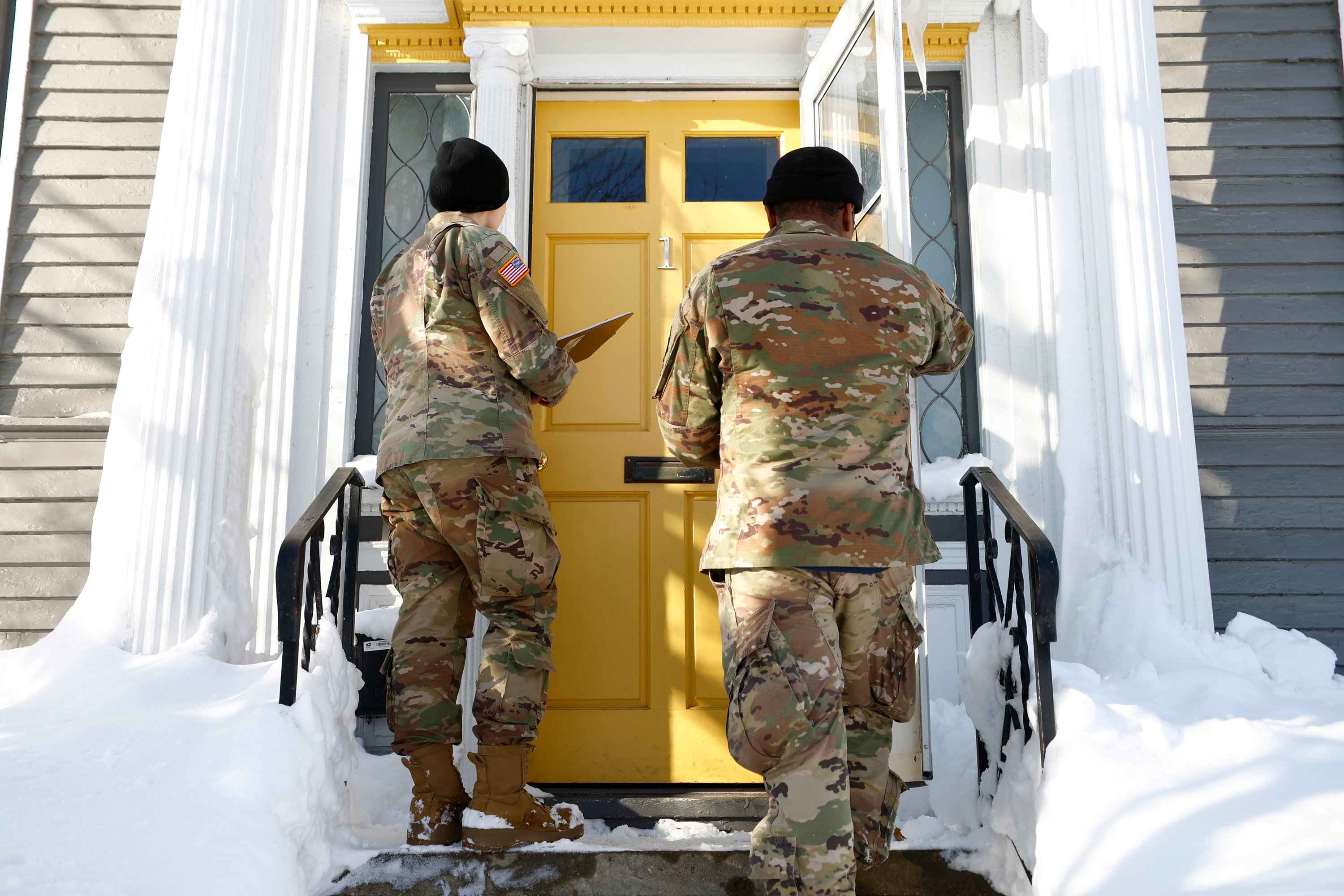 National Guard checks homes in Buffalo for storm victims | Courthouse ...