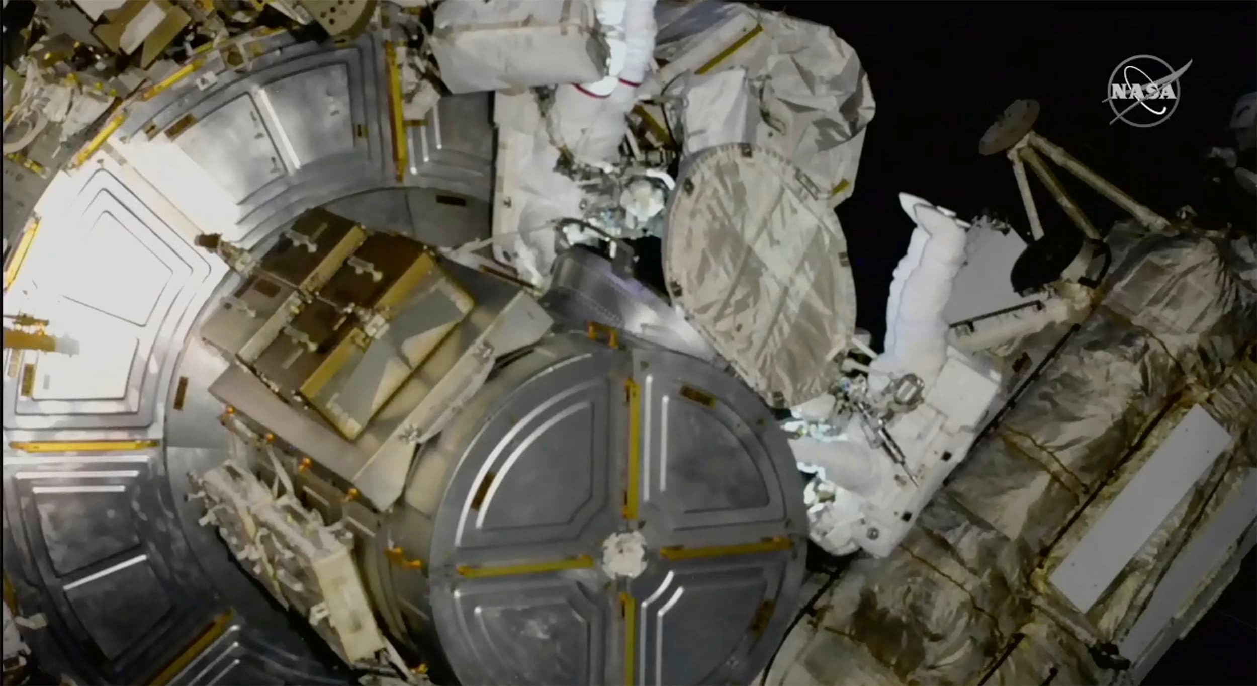 First Native American woman in space steps out on spacewalk ...