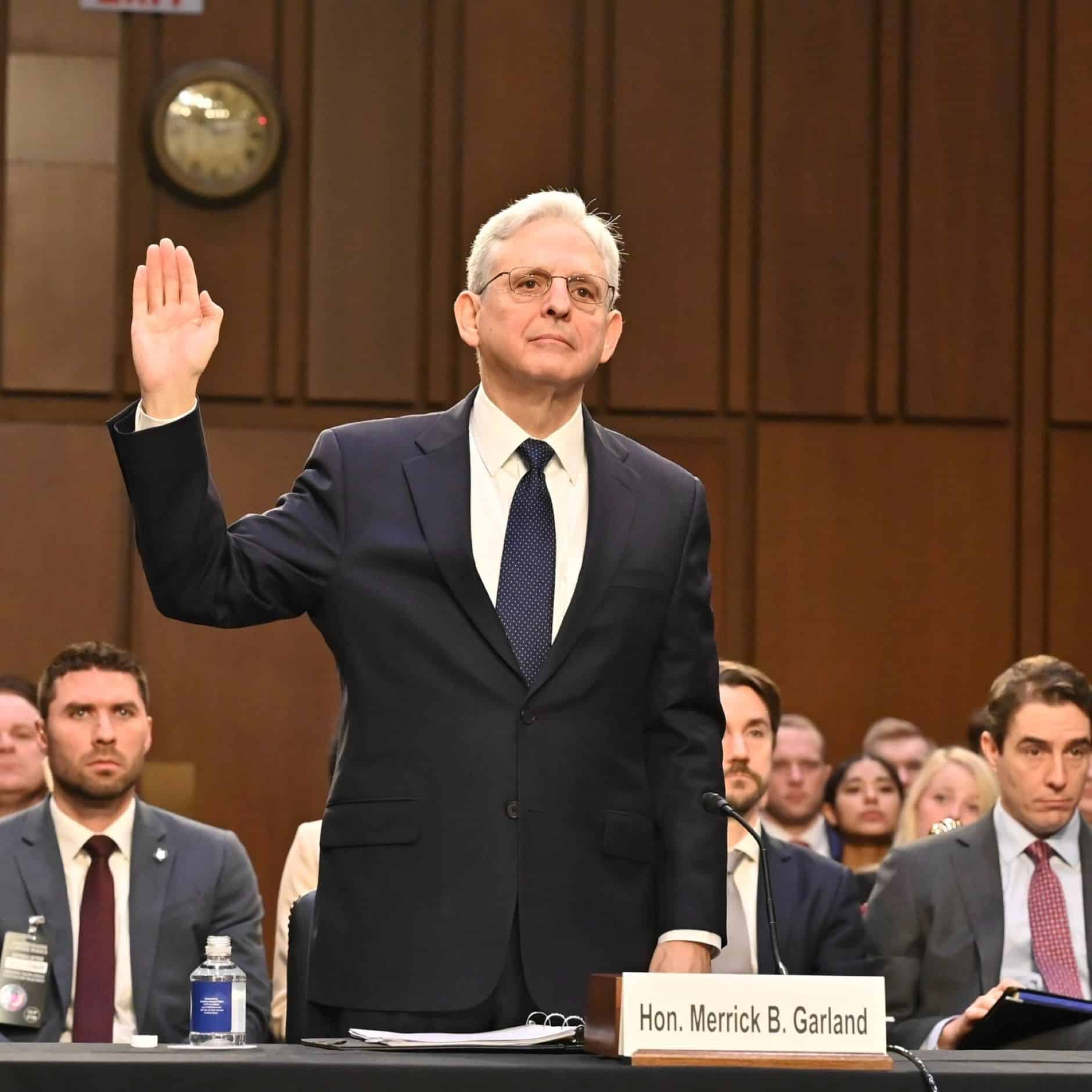 Merrick Garland defends record, urges independence at Justice ...