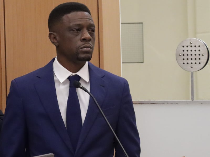 Rapper Boosie Badazz appears in federal court to face felony gun charge ...