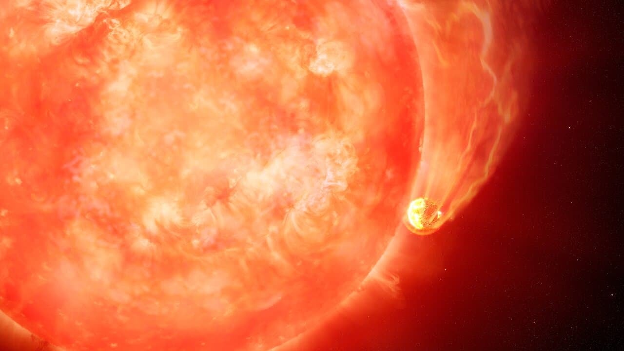 Astronomers observe evidence of dying sun-like star engulfing a planet ...