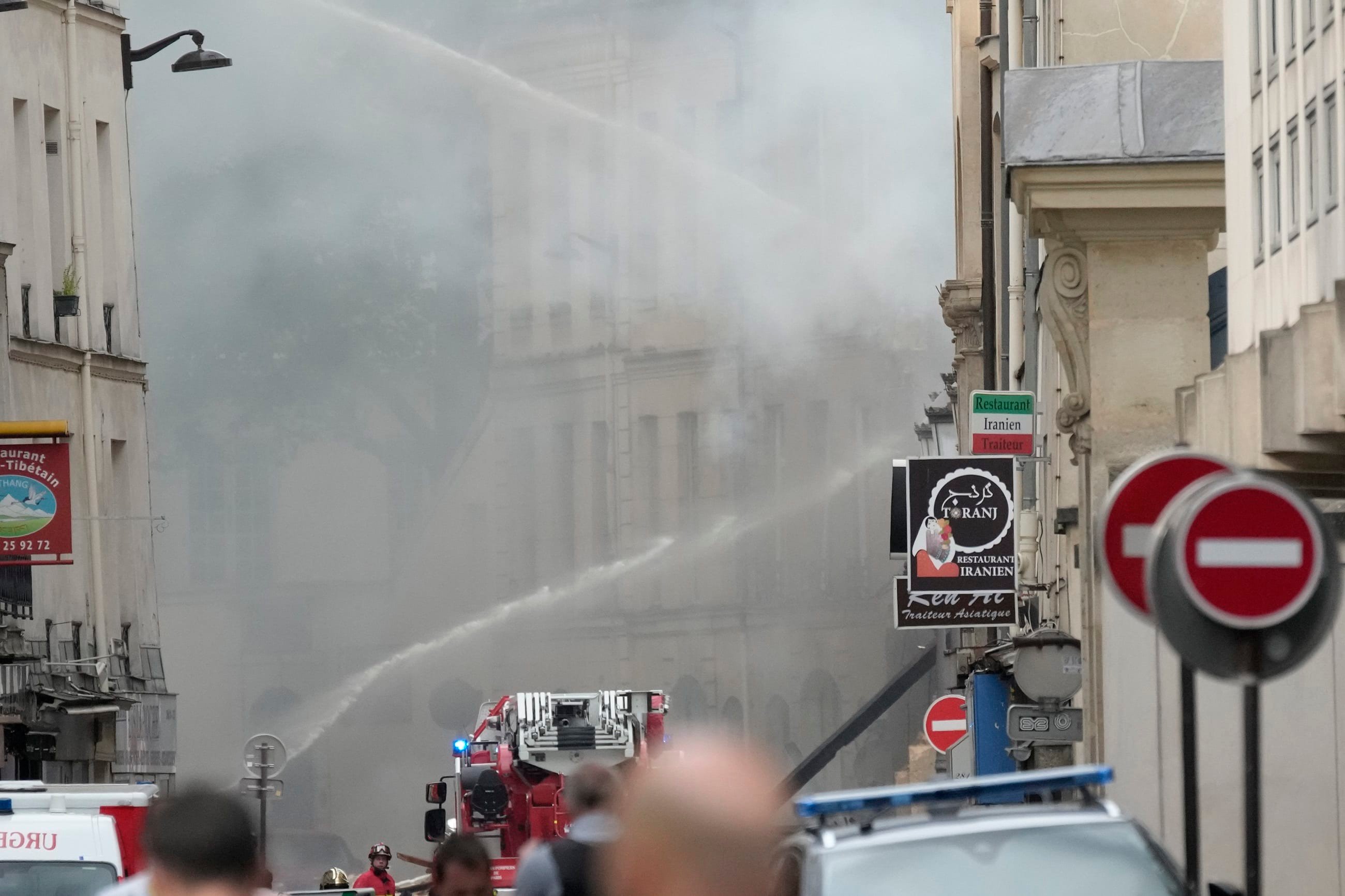 Paris police look at gas leak as possible cause of explosion and fire ...