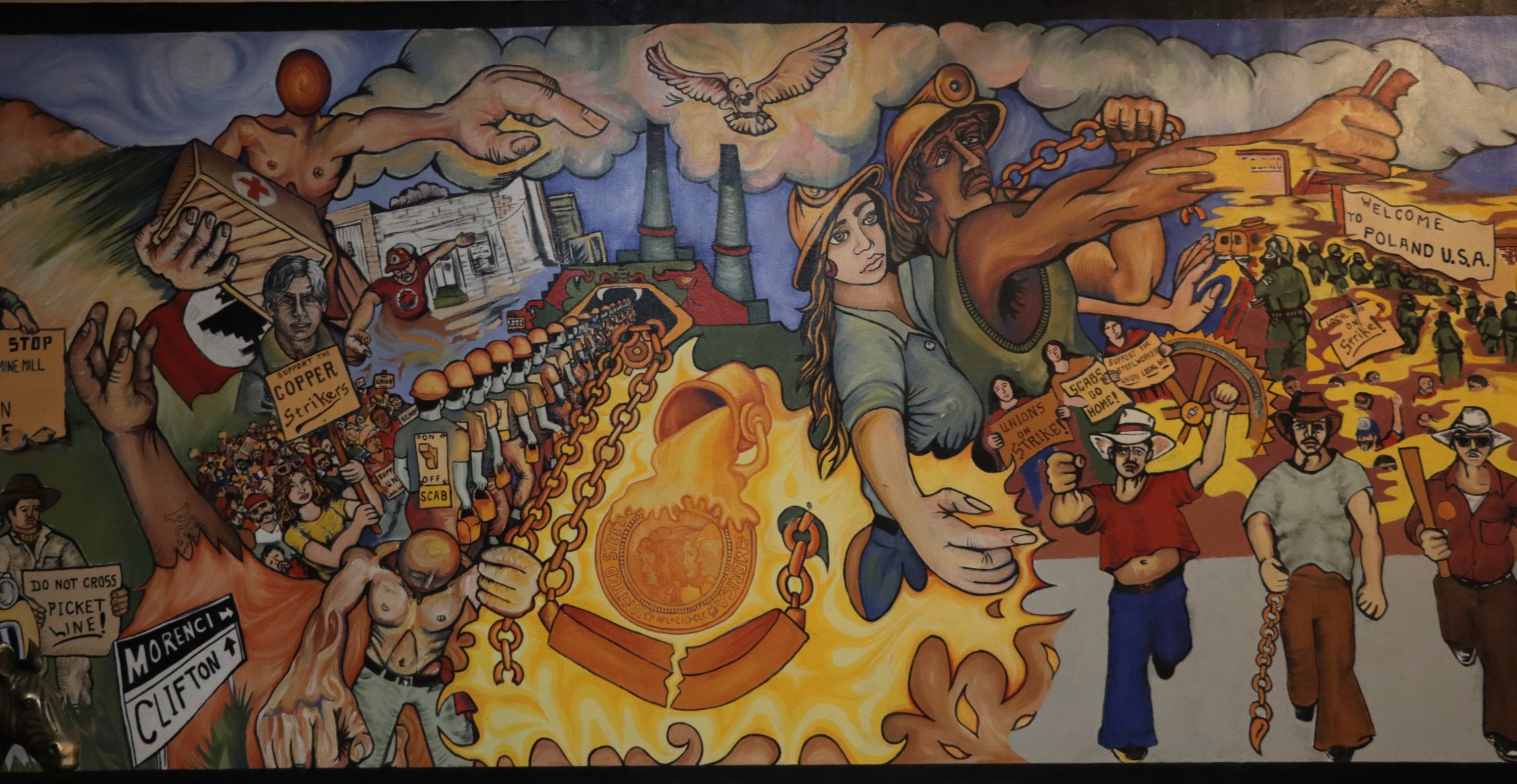 In remote Arizona town, scars of crushed labor strike still linger ...