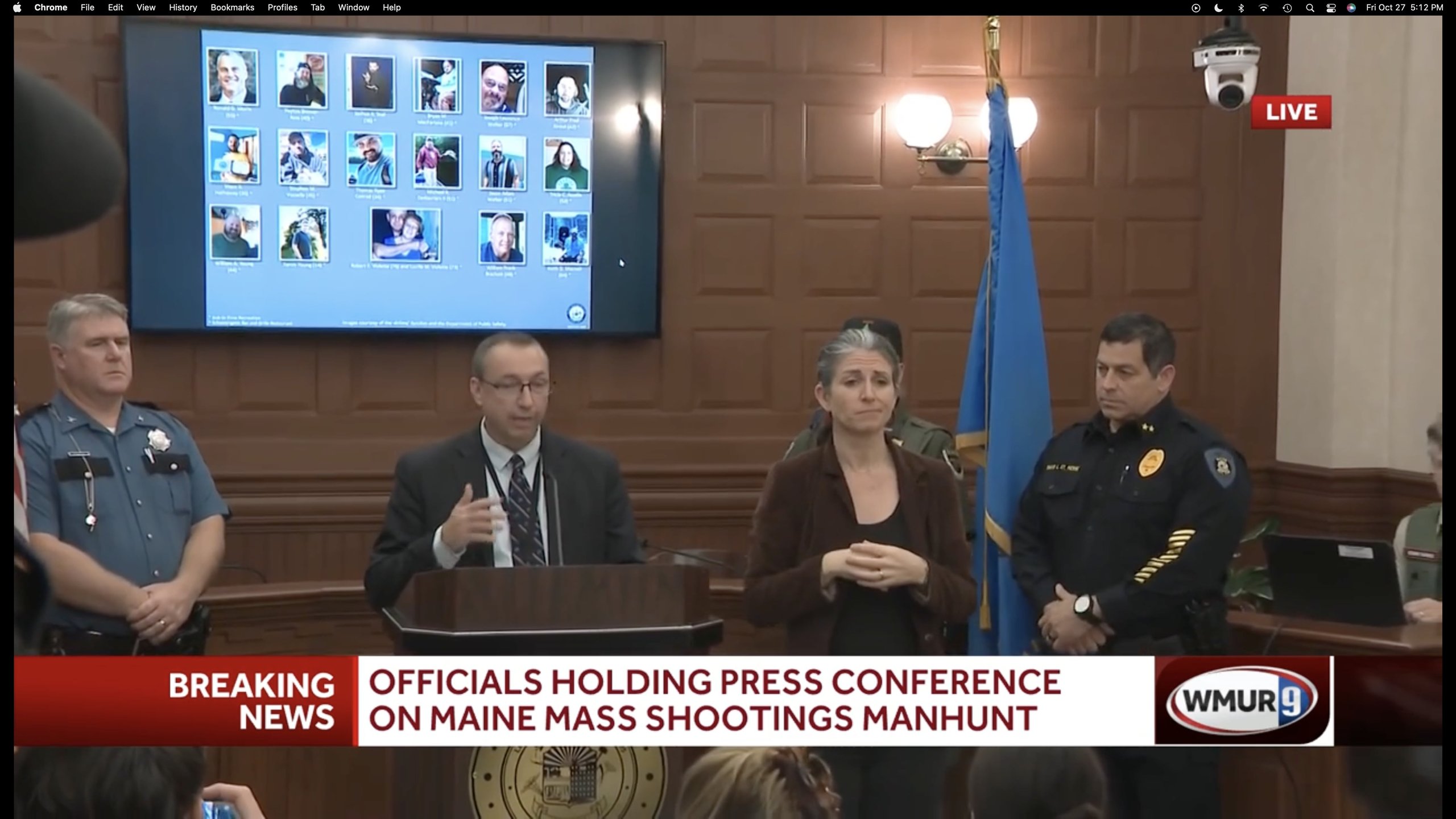 Lewiston Maine Police Identify All 18 Shooting Victims Lift Shelter In Place Order