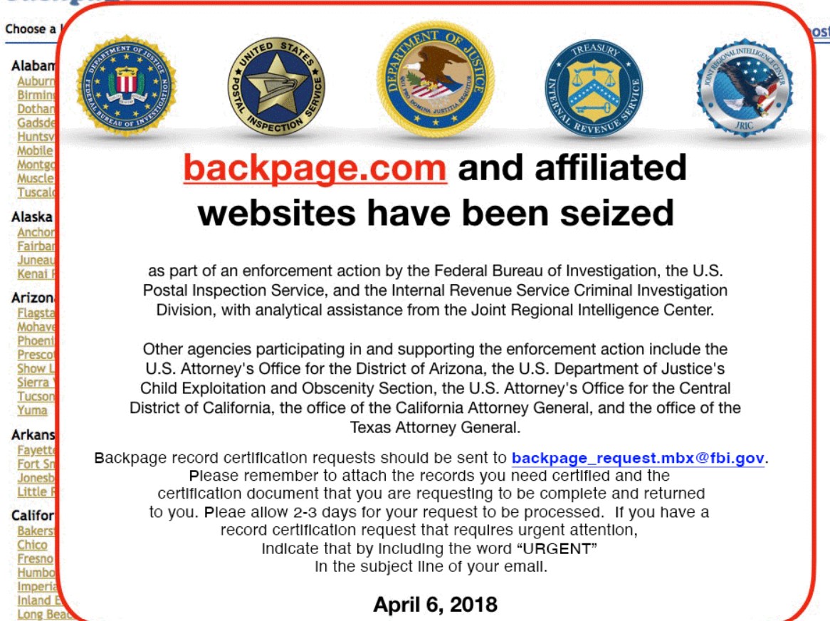 Feds obtain $215 million in Backpage.com forfeiture settlement ...