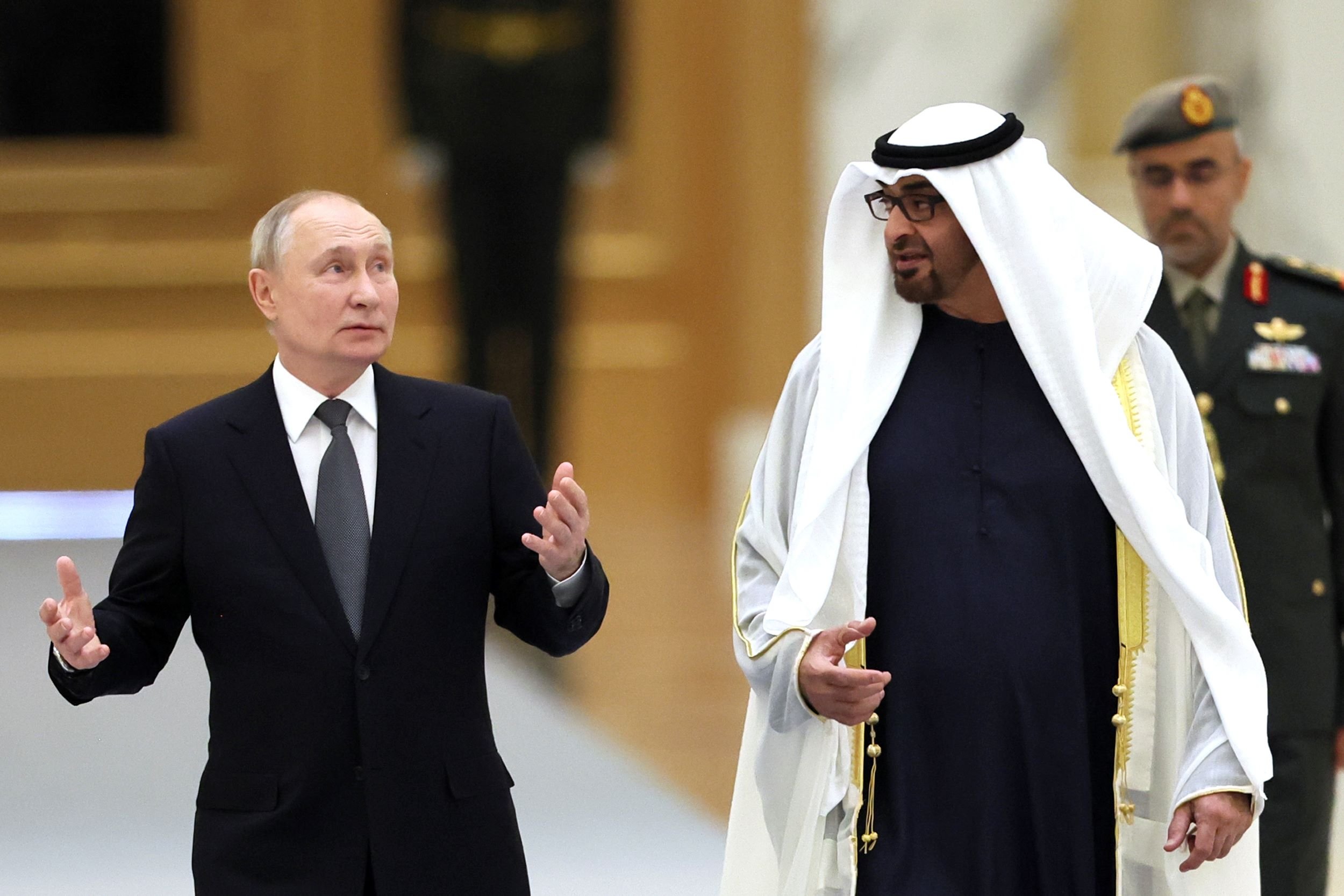 Putin lands in Abu Dhabi on Middle East visit | Courthouse News Service