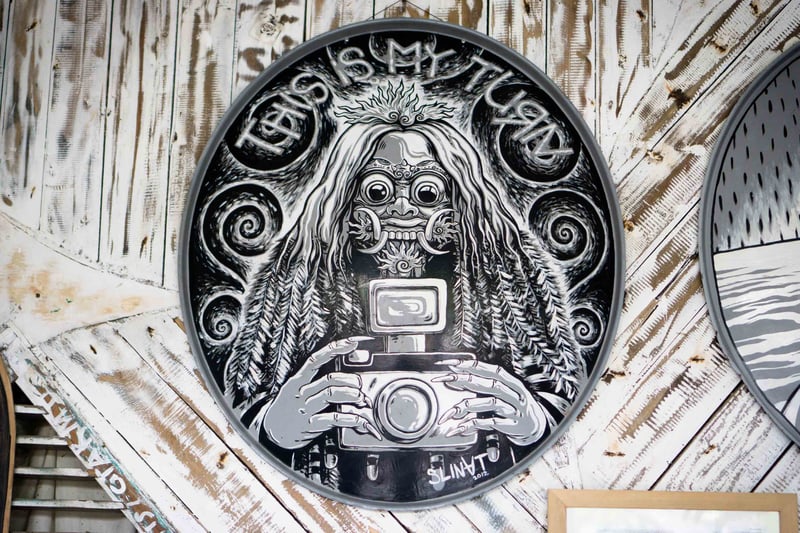 With dystopian street art, local artist questions Bali's 'exotic ...