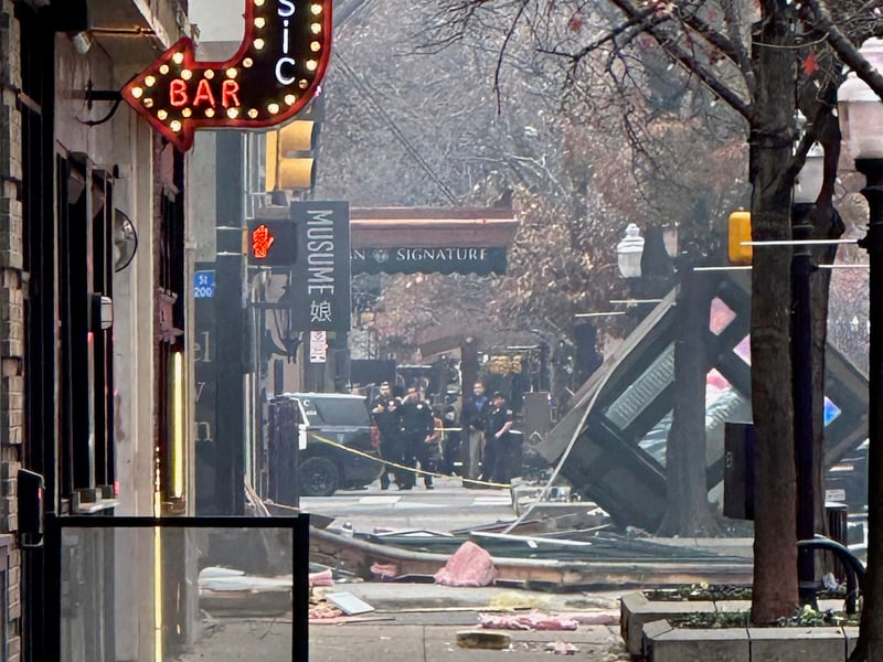 Explosion at Texas hotel injures 21 and scatters debris across downtown ...