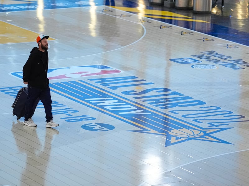 NBA set to play on an LED glass court for some All-Star weekend events ...