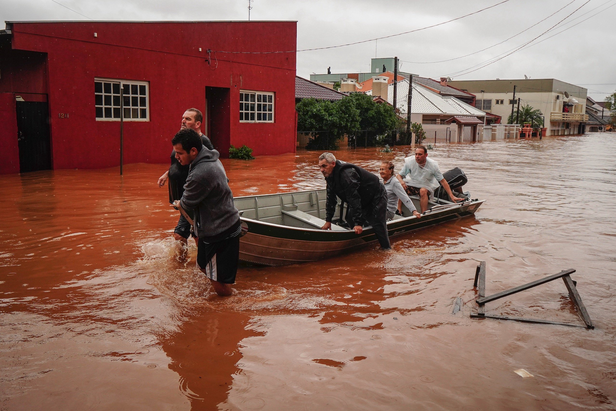 Southern Brazil has been hit by the worst floods in more than 80 years ...