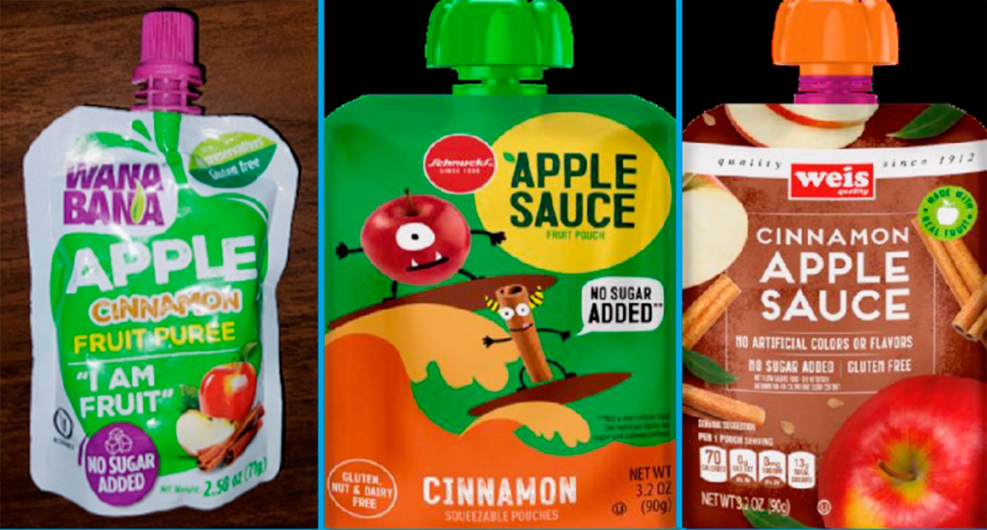 Dollar Tree left lead-tainted applesauce pouches on store shelves for ...