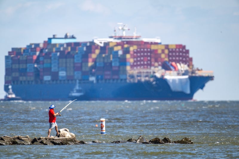 Dali cargo ship leaves Baltimore for Virginia, nearly 3 months after ...