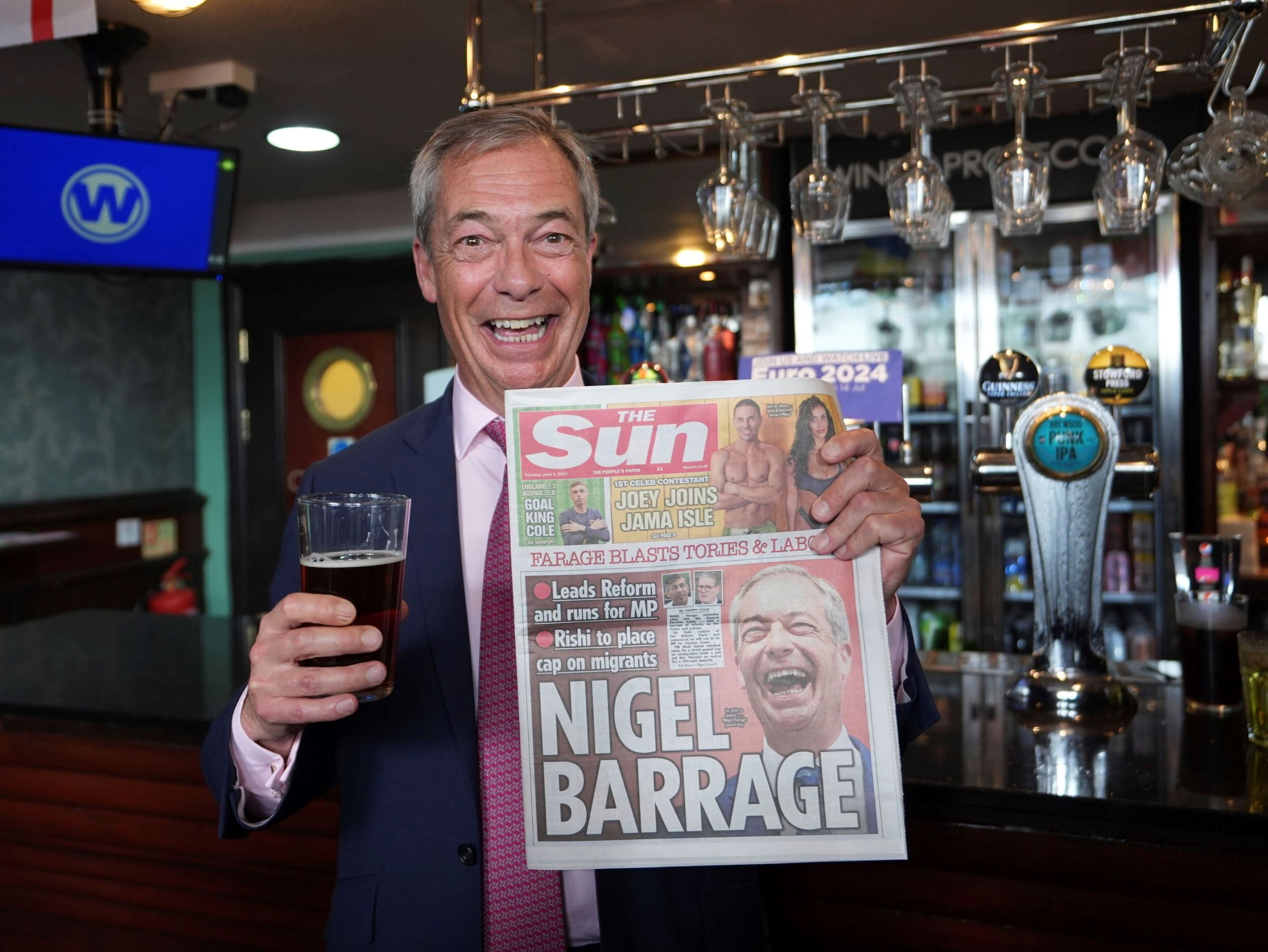 UK Conservatives face electoral oblivion amid Nigel Farage poll surge ...