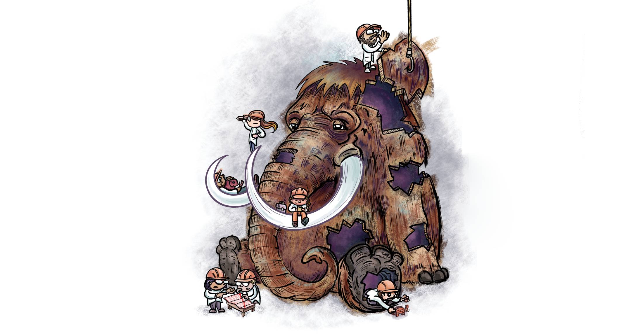 Fossilized chromosomes in mammoth skin allow scientists to reconstruct ...