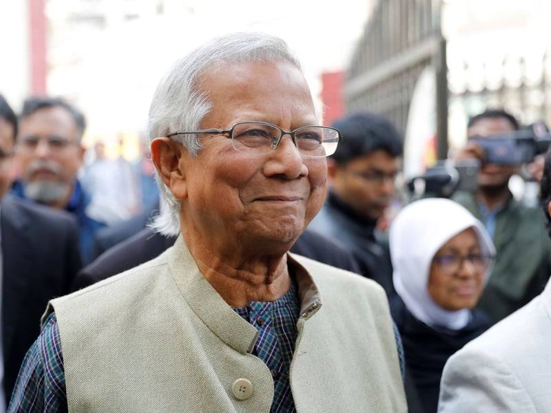 Bangladesh Nobel winner Yunus ready to lead after Hasina flees ...