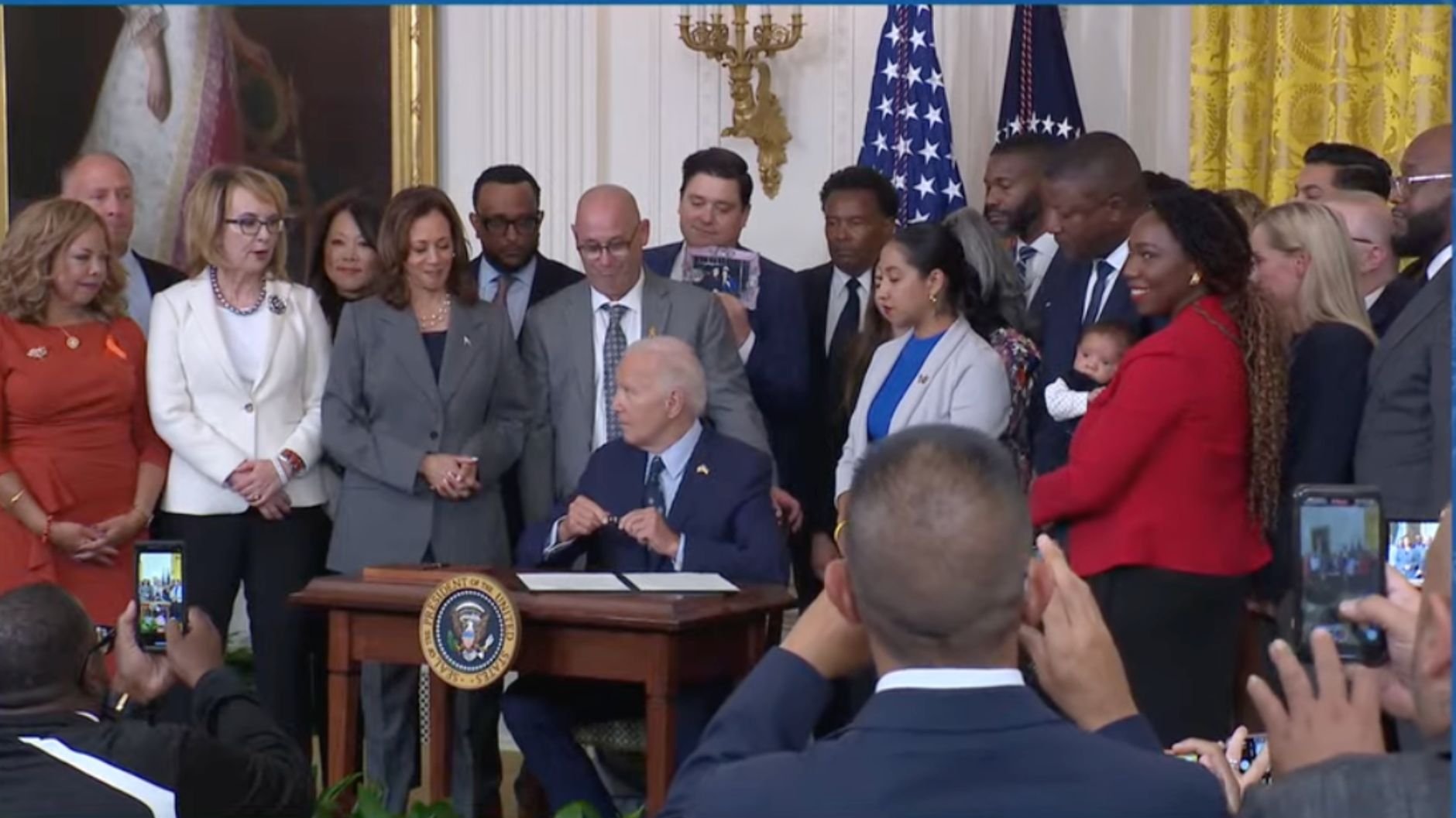 Biden, Harris throw out ultimatum pitting Second Amendment against gun ...