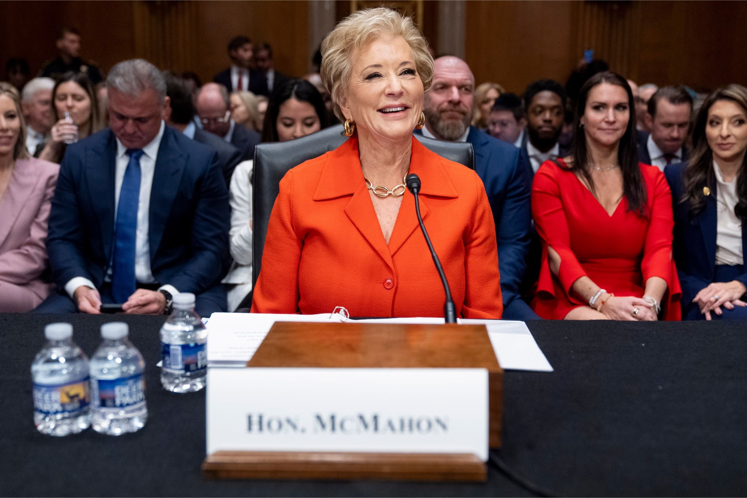 Senate committee advances ex-wrestling CEO Linda McMahon as Trump’s ...
