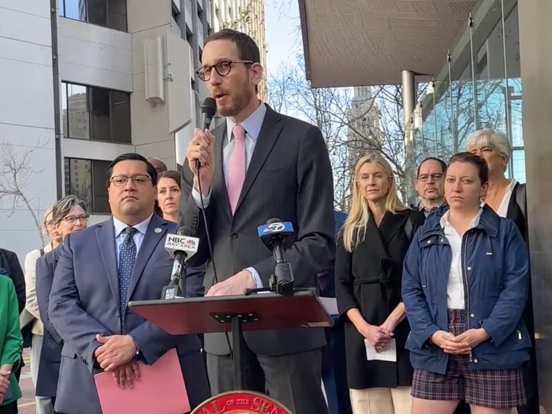 San Francisco celebrates new law targeting illegal fencing | Courthouse ...