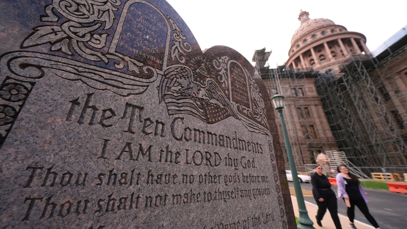 Texas and Louisiana defend laws requiring Ten Commandments in every ...