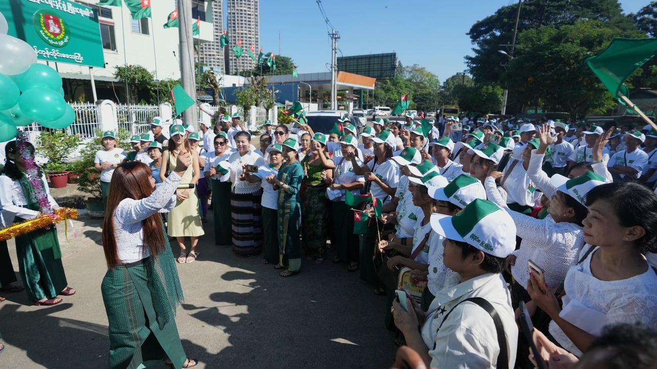 Myanmar pro-military party claims huge lead in junta-run poll ...