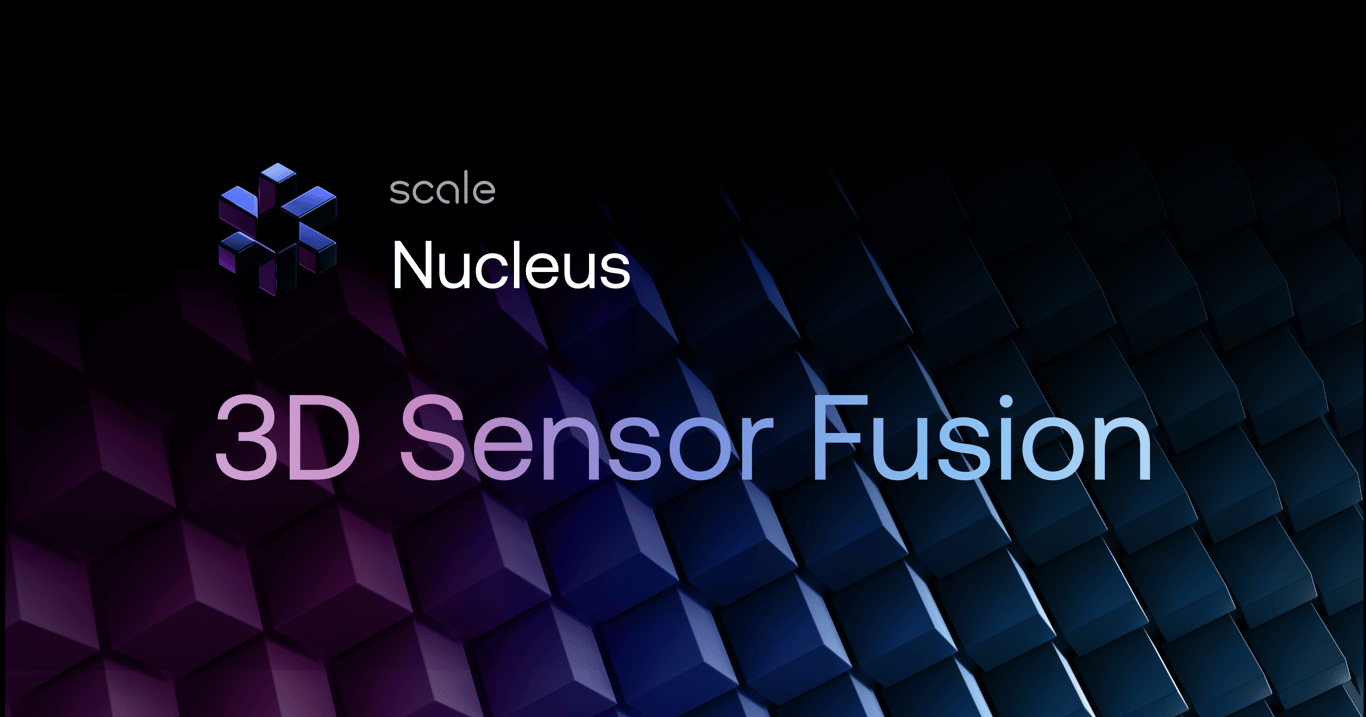 Managing 3D Sensor Fusion Data with Scenes in Scale Nucleus - Scale