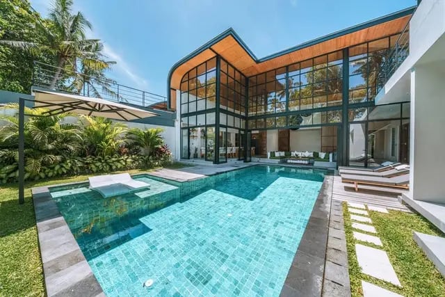 Villa Riverside 01: 4 Bedroom Villa in Pererenan for RENT