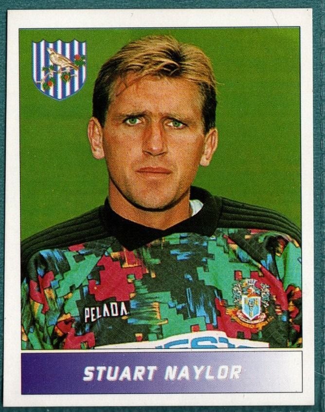 Panini Sticker Stuart Naylor West Brom No.335 - Football League 95