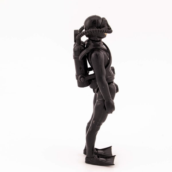 Vintage Palitoy Action Force SAS Frogman BARRACUDA 1983 Near Mint Rare ...
