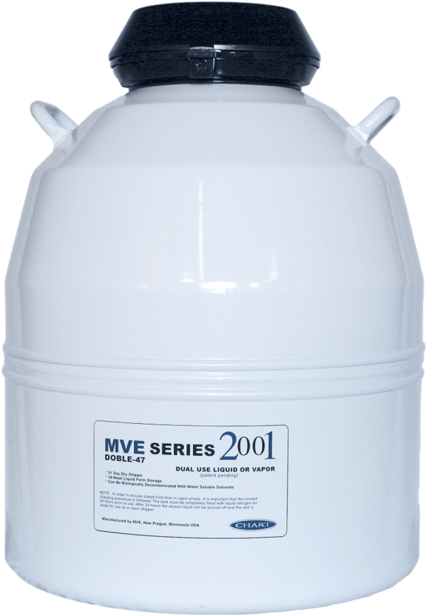 MVE Doble 47-10 Aluminum Cryogenic Dewar/Cryoshipper | LabRepCo
