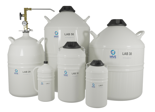 MVE LAB 20 Aluminum Cryogenic Dewar (Capacity: 20L) | LabRepCo, LLC
