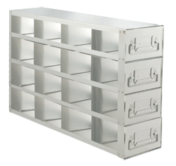 Upright Freezer Drawer Racks for Standard 3.75" Boxes- Rack Only- 4 ...