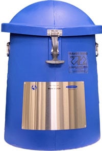 MVE SC 4/3V CryoShipper With (1) 11" Canister | 48 x 2.0 mL Vials