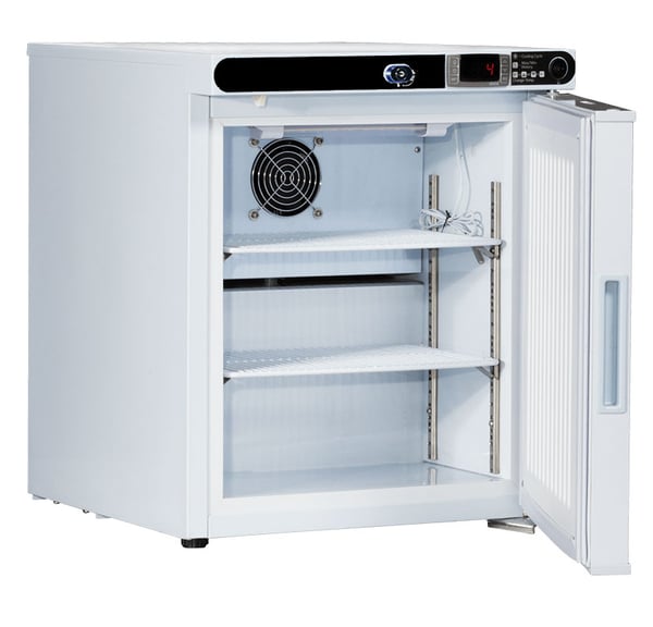 CliniCool© Benchtop Medical-Grade Vaccine Refrigerator | 1 Cu. Ft. | Solid