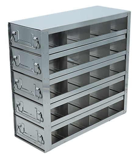 Upright Freezer Drawer Racks for (20) Total 96-Well Matrix Boxes ...
