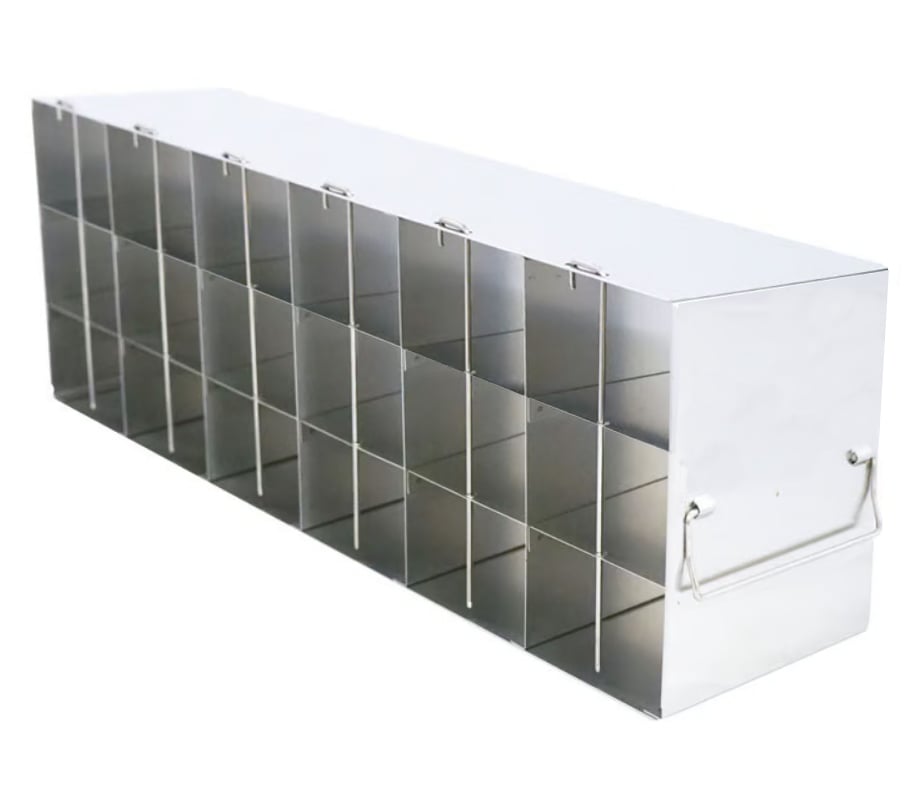 Upright Freezer Racks | MATRIX Boxes | FluidX Boxes | 18 Boxes Total