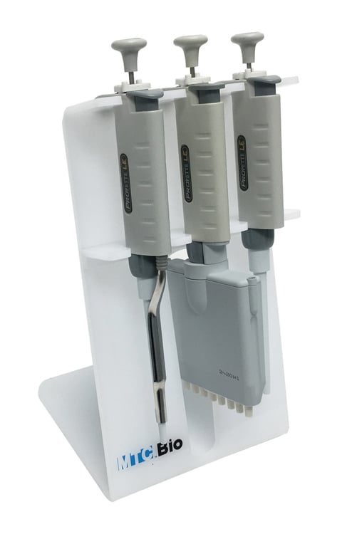 SureStand™ Pipette Rack, for 3 pipettes, up to one multi-channel ...