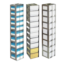 Vertical Freezer Racks for Storage of 2" Mini Boxes