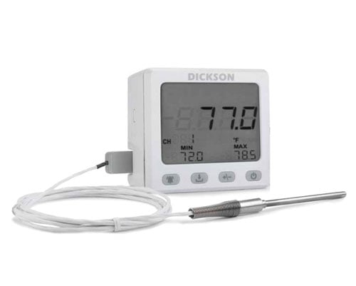 Single Probe Data Logger Monitoring Kit for -100.0°C to 176.0°C Storage